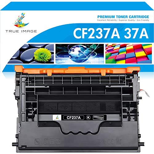 TRUE IMAGE Compatible Toner Cartridge Replacement for HP 37A CF237A 37X Work with Enterprise M607n M608dn M609 M608n M607dn M608x M609x MFP M632 M631 M631h M633fh Printer (Black, 1-Pack)