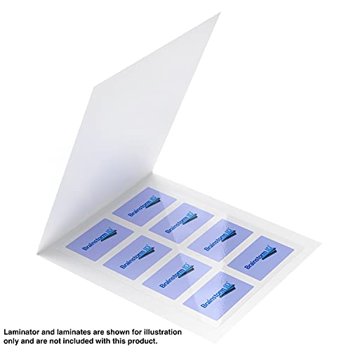 Brainstorm ID Letter Size Lamination Carriers - 5 Pack (Large)