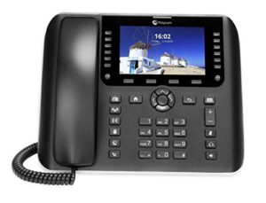 obi2182 wifi voip phone with power adapter – 12-line cloud-managed gigabit google voice phone with color display