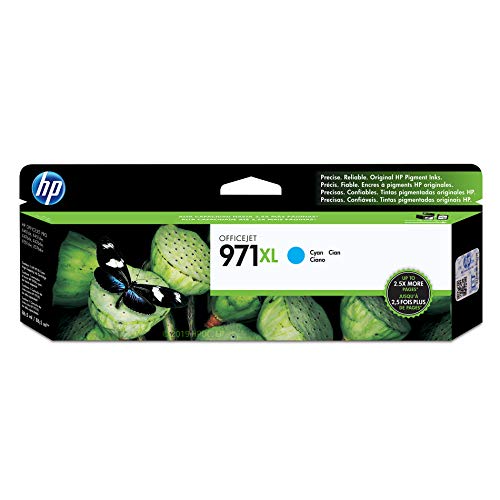 HP 971X | PageWide Cartridge High Yield | Cyan | Works with HP OfficeJet Pro X451, X476, X551, X576 | CN626AM