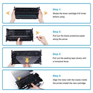 Cool Toner Compatible Toner Cartridge Replacement for HP 80A CF280A 80X CF280X for HP Laserjet Pro 400 M401n M401dn MFP M425dn M401dne M401dw M425dw M401 M425 Printer Toner Ink(Black, 2-Pack)