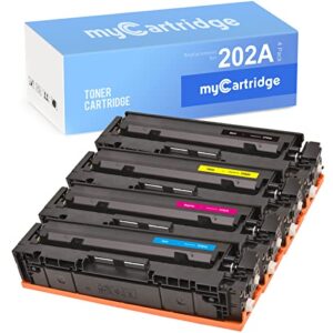 mycartridge 202a compatible toner cartridge replacement for hp 202a fit for hp laserjet pro mfp m281cdw m281dw m280 m254 mfp m281fdw