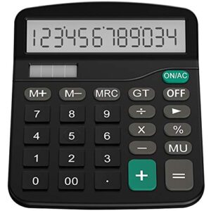 helect calculator, standard function desktop calculator, black