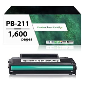 pb-211 toner cartridge replacement for pantum pb-211 pb-211ev toner cartridge work with p2502w m6552nw p2500w m6550 m6550w m6550n m6600 m6600w m6600n p2500 p2500nw (1 pack,1600 pages)