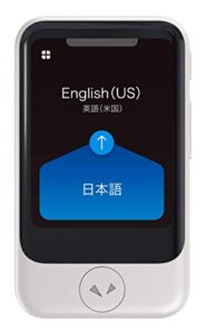 pocketalk model s real time two-way 82 language voice translator with 2 year built-in data and text-to-translate camera & hipaa compliant/white