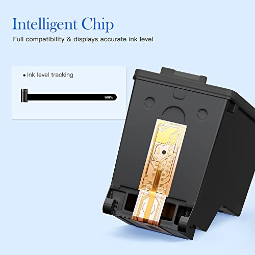 Valuetoner Remanufactured Ink Cartridge Replacement for HP 63 XL 63XL High Yield for Envy 4520 4512 4516 Officejet 5260 5252 3830 3833 4655 5255 Deskjet 1112 2130 3630 3634 Printer (Black, 2-Pack)