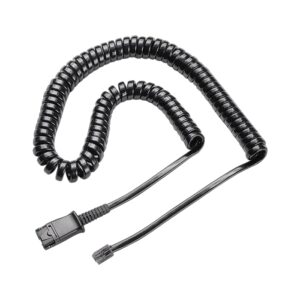 truvoice u10p adapter cable compatible with any plantronics (qd) headset and works with mitel, nortel, avaya digital, polycom vvx, shoretel, aastra, digium, esi, allworx and more