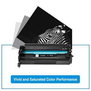 TRUE IMAGE Compatible Toner Cartridge 26A CF226A Replacement for HP 26A CF226A 26X CF226X M402n M426fdw Pro M402dn M402dw M402 402n MFP M426fdn M426dw M426 426fdw Toner Printer (Black, 4-Pack)