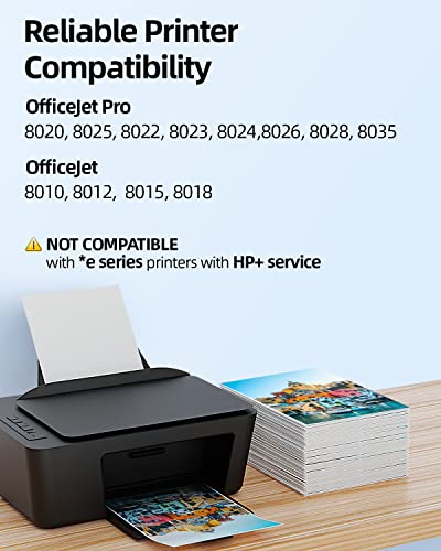 FASTINK Compatible 910XL Ink Cartridges Combo Pack,High Yield,Replacement for HP 910XL 910 XL,Works with HP OfficeJet Pro 8025, 8025e, 8035, 8035e, 8028, 8020 Printer for HP910 HP910 XL