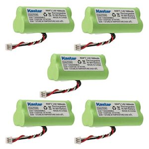 kastar 5-pack aaa 3.6v 1000mah ni-mh rechargeable battery replacement for zebra/motorola symbol 82-67705-01 symbol ls-4278 ls4278-m btry-ls42raaoe-01 ds-6878 cordless bluetooth laser barcode scanner