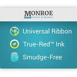 Monroe Calculator M33X Super Saturated Ribbon Cartridge for Monroe 6120X, 2020PlusX, 122PDX, 8130X, 8145X, and UltimateX