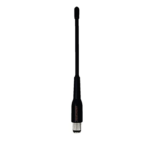 Zip Scanners | Remtronix Police Scanner Radio Antenna | 820S | SMA End Type | 700~900 MHz UHF Digital, Analog & Trunked Frequencies | 7" Flexible Whip, O-Ring | Increase Reception 25-100%