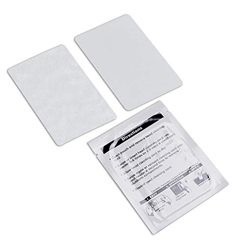 CR80 Cleaning Cards, Dual Side Card Reader Cleaner, POS Swipe Terminal Cleaning Cards CK-CR80 (25pcs)