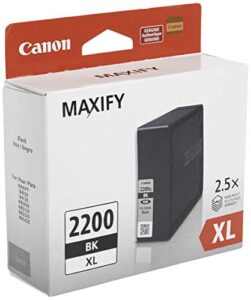 canon pgi-2200xl pigment black ink tank compatible to ib4120, mb5420, mb5120, ib4020, mb5020, mb5320