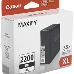 Canon PGI-2200XL Pigment Black Ink Tank Compatible to IB4120, MB5420, MB5120, IB4020, MB5020, MB5320