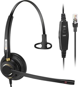 arama cisco phone headset with noise canceling microphone mute switch telephone headset compatible with cisco ip phones: 6941, 7841, 7861, 7941, 7942, 7945, 7960, 7961, 7962, 7965, 8811, 8841, 8845