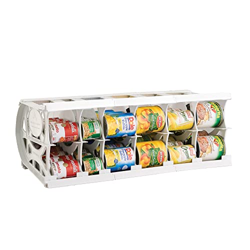 Cansolidator Pantry Plus Stores 60 cans | Rotate Cans First in First Out | Canned Food Organizer for Pantry | Canned Food Storage | Organize Your Kitchen and Pantry