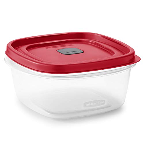 Rubbermaid Easy Find Lids 5-Cup Food Storage and Organization Container, Racer Red