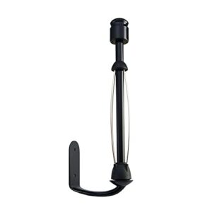 kamenstein 5136780 perfect tear patented wall mount paper towel holder with rounded finial, 14-inch, black