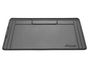 weathertech sinkmat waterproof under the sink cabinet protection mat, 34 by 22 inches, black