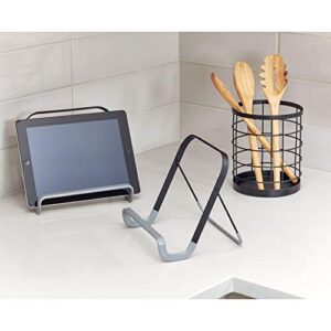 iDesign Wire Utensil Holder for Kitchen Counter, The Austin Collection - 6" x 6" x 7", Matte Black