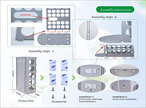 Plastic Bag Holder (2sets/pack) Grocery Bag Holder Good for storing plastic bags under the sink,Wall-mounted space-saving sock organizer and panty organizer in the cloakroom.Howley Home