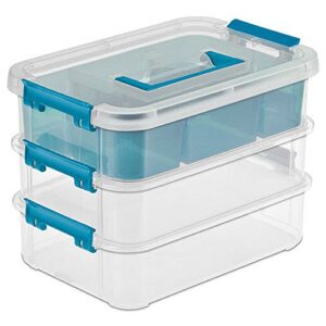 sterilite 14138606 layer stack & carry box, 10-5/8-inch