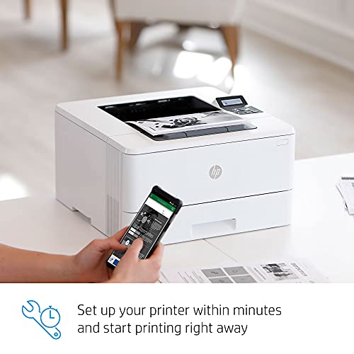 HP LaserJet Pro M404dw Wireless Monochrome Printer with built-in Ethernet & 2-sided printing (W1A56A)