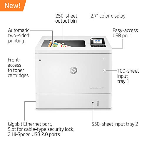 HP Color LaserJet Enterprise M554dn Duplex Printer (7ZU81A)