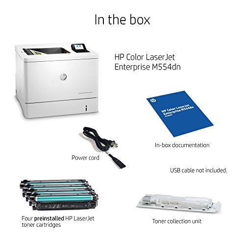 HP Color LaserJet Enterprise M554dn Duplex Printer (7ZU81A)