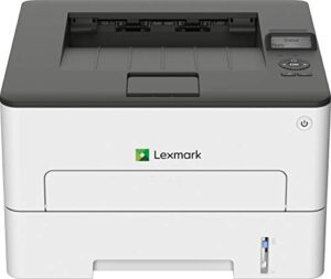 lexmark b2236dw monochrome compact laser printer, duplex printing, wireless network capabilities (18m0100), white/ gray, small