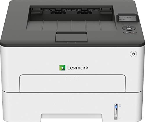 Lexmark B2236dw Monochrome Compact Laser Printer, Duplex Printing, Wireless Network capabilities (18M0100), White/ Gray, Small