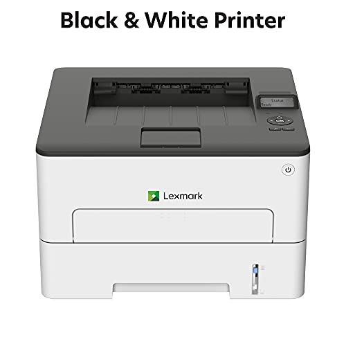 Lexmark B2236dw Monochrome Compact Laser Printer, Duplex Printing, Wireless Network capabilities (18M0100), White/ Gray, Small