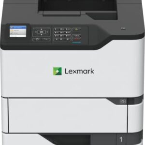 Lexmark MS823dn Monochrome Laser Printer for Office, Two-Sided Printing, Print Speed 65 ppm, 2.4 inch Color LCD Display, 1200 DPI, Black/Grey (50G0200)