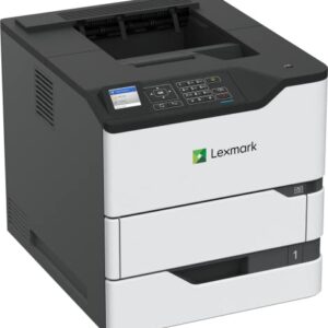 Lexmark MS823dn Monochrome Laser Printer for Office, Two-Sided Printing, Print Speed 65 ppm, 2.4 inch Color LCD Display, 1200 DPI, Black/Grey (50G0200)