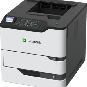 Lexmark MS823dn Monochrome Laser Printer for Office, Two-Sided Printing, Print Speed 65 ppm, 2.4 inch Color LCD Display, 1200 DPI, Black/Grey (50G0200)