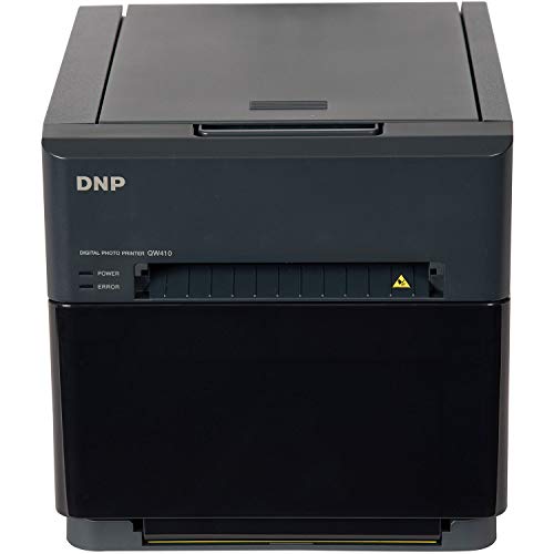 DNP QW410 4.5-inch Dye-Sublimation Professional Photo Printer Essential Bundle with 4x6-inch Digital Media, 2 Rolls (300 Total Prints)