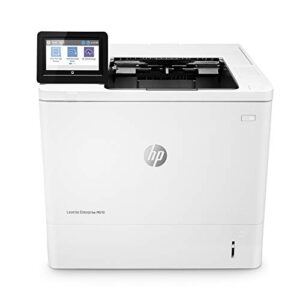 hp laserjet enterprise m610dn monochrome printer with built-in ethernet & 2-sided printing (7ps82a)