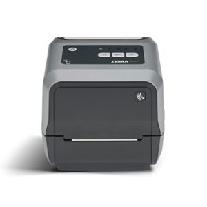 zebra zd621 thermal transfer desktop printer 203 dpi print width 4-inch usb serial ethernet zd6a042-301f00ez