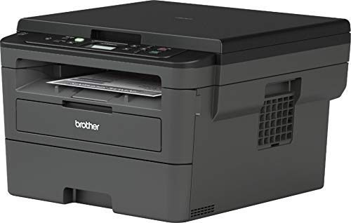 Brother Compact Monochrome Laser Wireless All-in-One Printer HL-L2390D for Business Office - Flatbed Print Copy Scan - 32ppm Print Speed, Duplex Two-Sided Print, 250-Sheet, Tillsiy USB Printer Cable