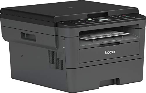 Brother Compact Monochrome Laser Wireless All-in-One Printer HL-L2390D for Business Office - Flatbed Print Copy Scan - 32ppm Print Speed, Duplex Two-Sided Print, 250-Sheet, Tillsiy USB Printer Cable