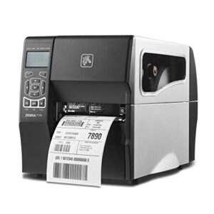 zebra zt230 thermal transfer industrial printer 203 dpi print width 4 in serial usb parallel zt23042-t01100fz