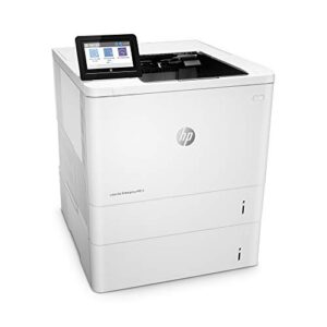 HP LaserJet Enterprise M611x Monochrome Printer with built-in Ethernet, 2-sided printing & extra paper tray (7PS85A) White