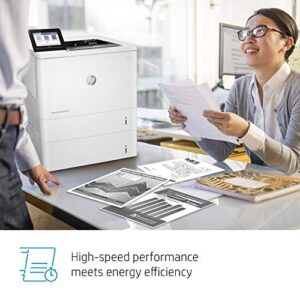 HP LaserJet Enterprise M611x Monochrome Printer with built-in Ethernet, 2-sided printing & extra paper tray (7PS85A) White