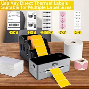 REKDOM Wireless Shipping Label Printer - 4x6 Thermal Label Printer with WiFi Connectivity - Work for Windows, Mac, Android, iPhone - Compatible with Amazon, Ebay, Shopify, Pirate Ship, Shippo etc