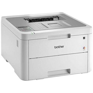 Brother HL-L3210CW USB & Wireless Digital Color Laser Printer for Home Business Office - Single-Function: Print Only - 600 x 2400 dpi, 250-Sheet Large Capacity, BROAGE Printer Cable