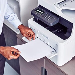 Brother Color MFC-L3750CDW All-in-One Digital Wireless Laser Printer - Print Copy Scan Fax - 24 ppm, 600 x 2400 dpi, Auto 2-Sided Printing, 50-Sheet ADF, 3.7" TFT Touchscreen LCD, Ethernet, BROAGE