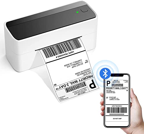 Phomemo Bluetooth Thermal Label Printer, Wireless Label Printer for Shipping Package & Small Business, 4x6 Address Label Printers, Thermal Printer Support iPhone, iPad, Mac, Windows, Android