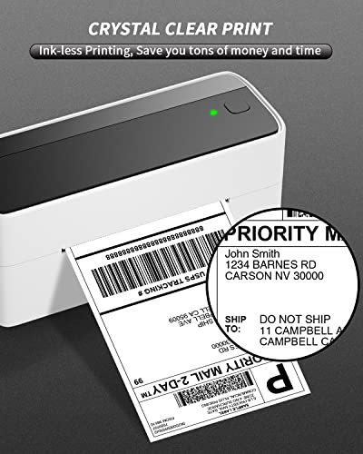 Phomemo Bluetooth Thermal Label Printer, Wireless Label Printer for Shipping Package & Small Business, 4x6 Address Label Printers, Thermal Printer Support iPhone, iPad, Mac, Windows, Android