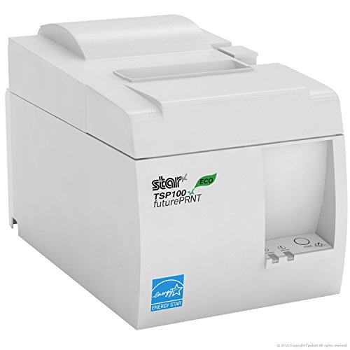 Epsilont Star Micronics TSP143III USB Receipt Printer 16" by 16" Cash Drawer 5 Bill 8 Coin Compatible with Square